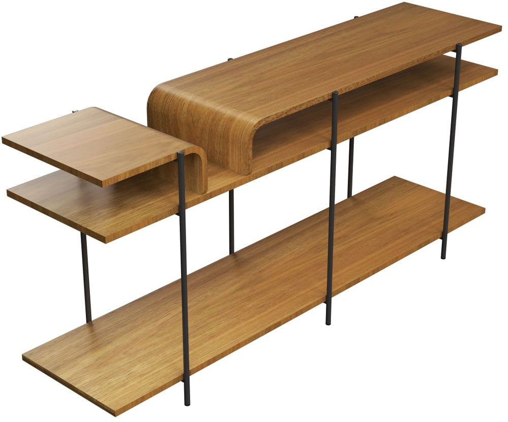 Accord Lighting F1024 Cascade Contemporary Console Table - ACD-F1024