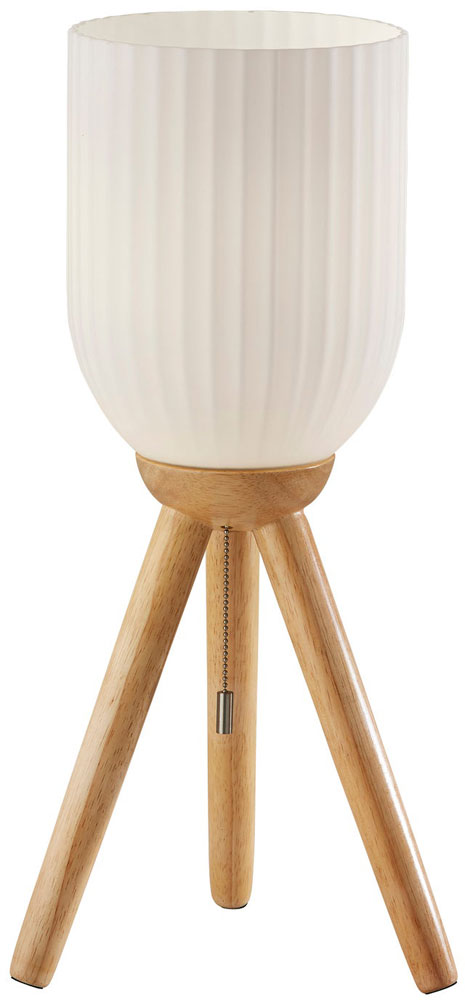 Adesso 1629-12 Kinsley Contemporary Natural Wood Table Top Lamp - ADE ...