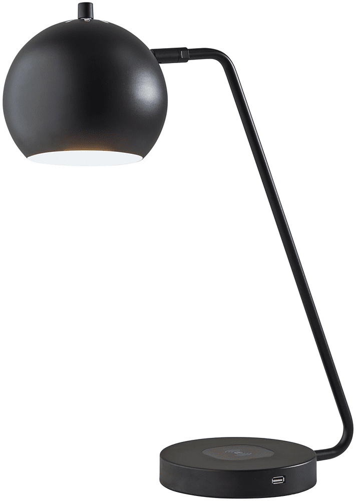Adesso 5131-01 Emerson Contemporary Black Study Lamp - ADE-5131-01