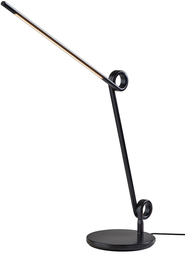 Adesso AD9102-01 Knot Contemporary Black LED Table Top Lamp - ADE-AD9102-01