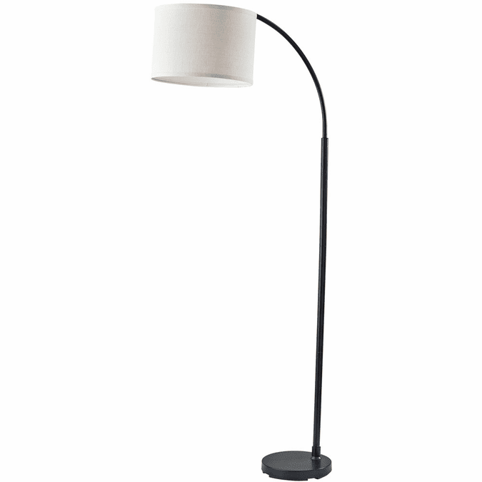 Adesso SL1145-01 Jace Contemporary Black Floor Lamp Lighting - ADE ...