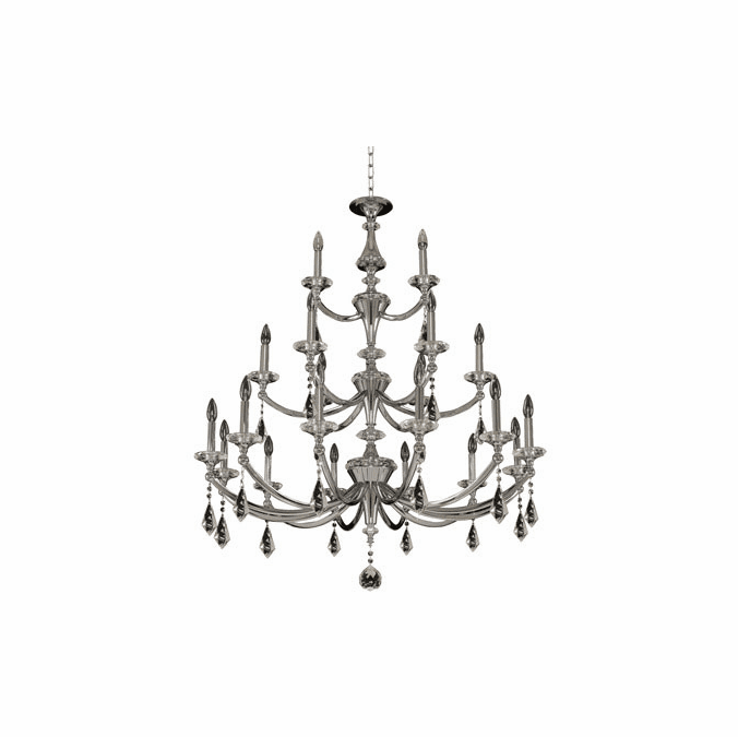 Allegri 012174-010-FR001 Floridia Crystal Chrome 42" Hanging Chandelier ...