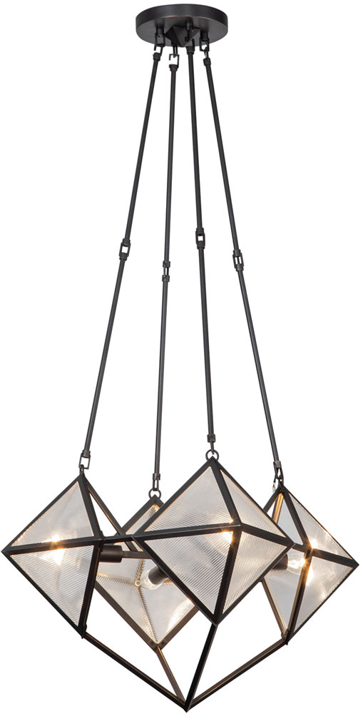 Alora CH332421UBCR Cairo Modern Urban Bronze Lighting Pendant - KUZ-CH332421UBCR