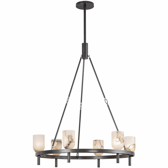 Alora CH338632UBAR Lucian Modern Urban Bronze Hanging Chandelier - KUZ ...