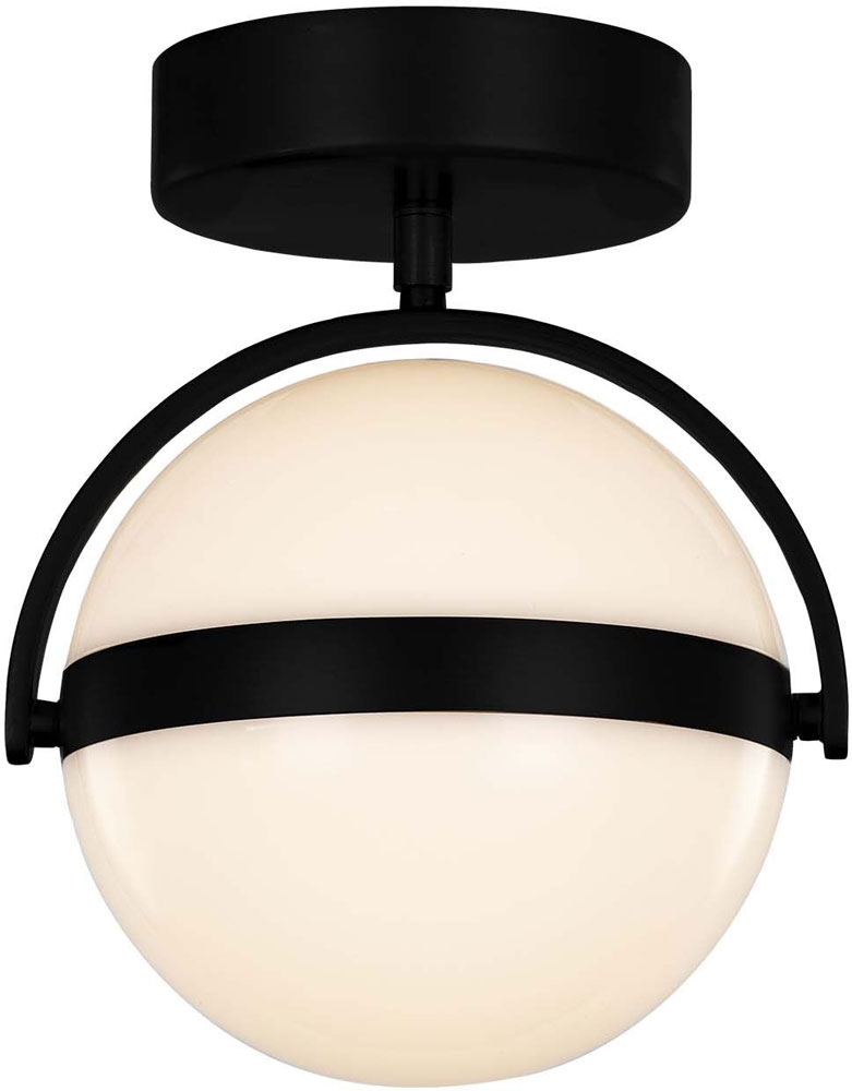 Alora FM301001MB Globo Modern Matte Black LED Overhead Lighting - KUZ ...