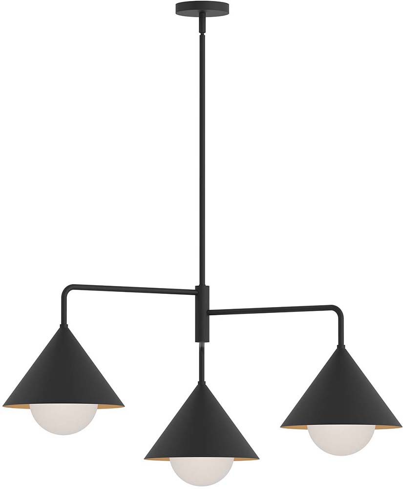 Alora Mood CH485245MBOP Remy Modern Matte Black Mini Chandelier Light ...