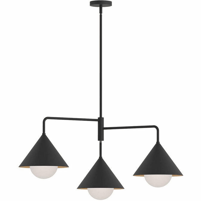 Alora Mood CH485245MBOP Remy Modern Matte Black Mini Chandelier Light ...