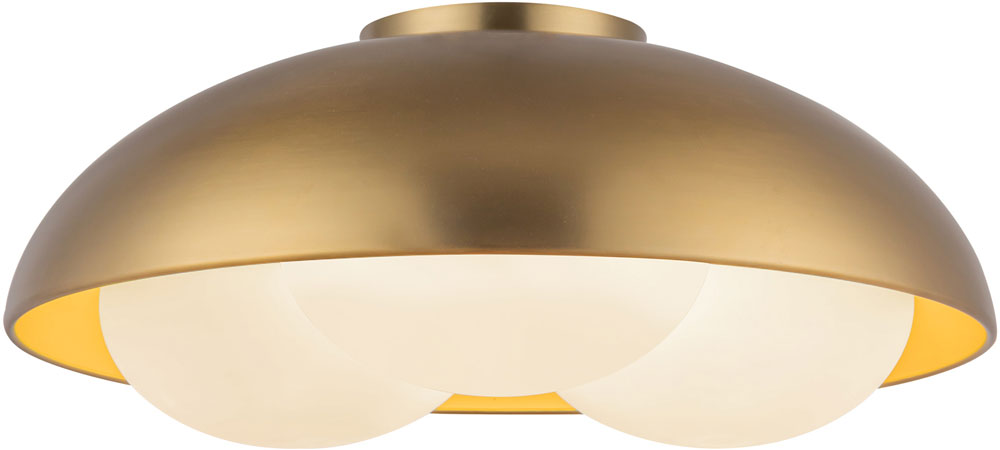 Alora Mood FM495316BGOP Robyn Contemporary Brushed Gold / Opal Glass ...