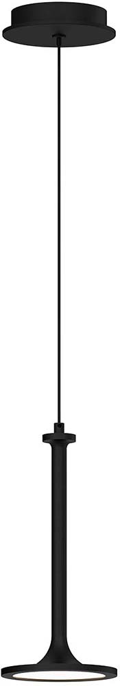 Alora Mood PD418006MB Issa Modern Matte Black LED Mini Drop Ceiling ...