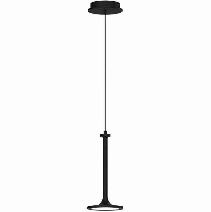 Alora Mood PD418006MB Issa Modern Matte Black LED Mini Drop Ceiling ...