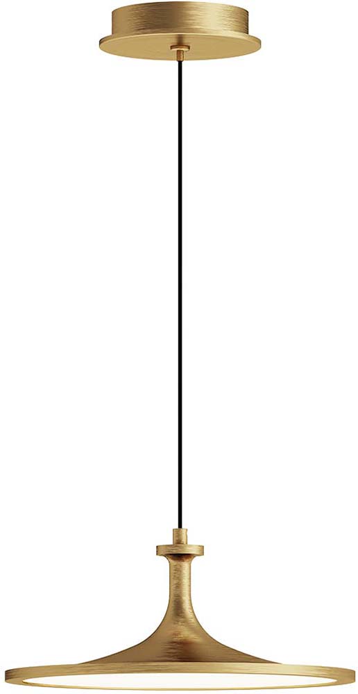 Alora Mood PD418012BG Issa Modern Brushed Gold LED Mini Ceiling Pendant ...