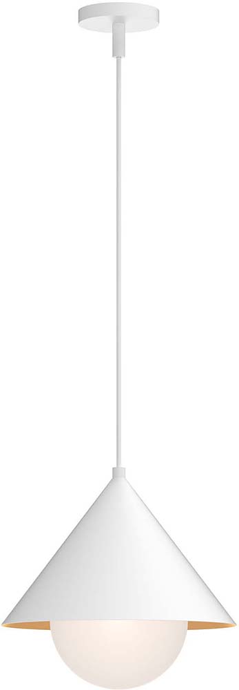 Alora Mood PD485214WHOP Remy Modern White Mini Drop Ceiling Lighting ...