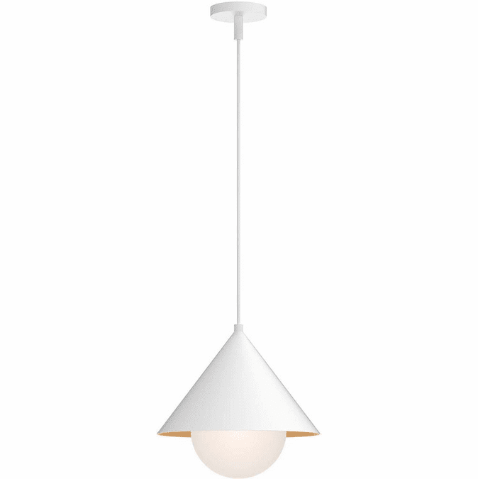 Alora Mood PD485214WHOP Remy Modern White Mini Drop Ceiling Lighting ...