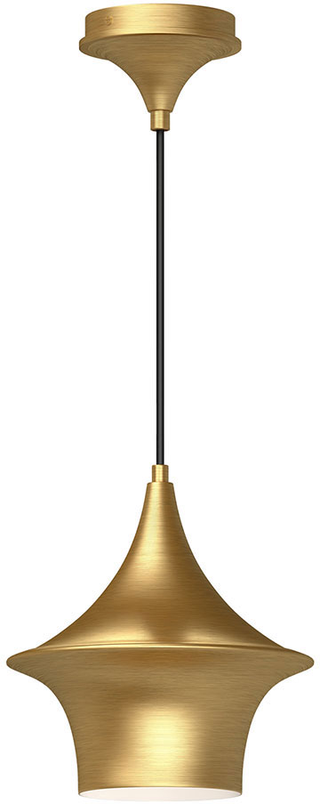 Alora Mood PD523009BG Emiko Contemporary Brushed Gold 9.5" Mini Hanging ...