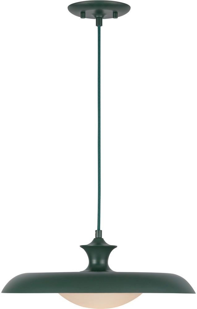 Alora Mood PD557015PGN Minori Modern Pine Green Pendant Lighting Fixture - KUZ-PD557015PGN