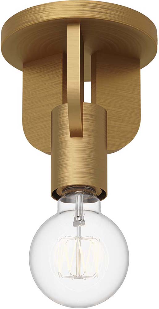 Alora Mood SF607001AG Claire Modern Aged Gold Ceiling Light Fixture ...