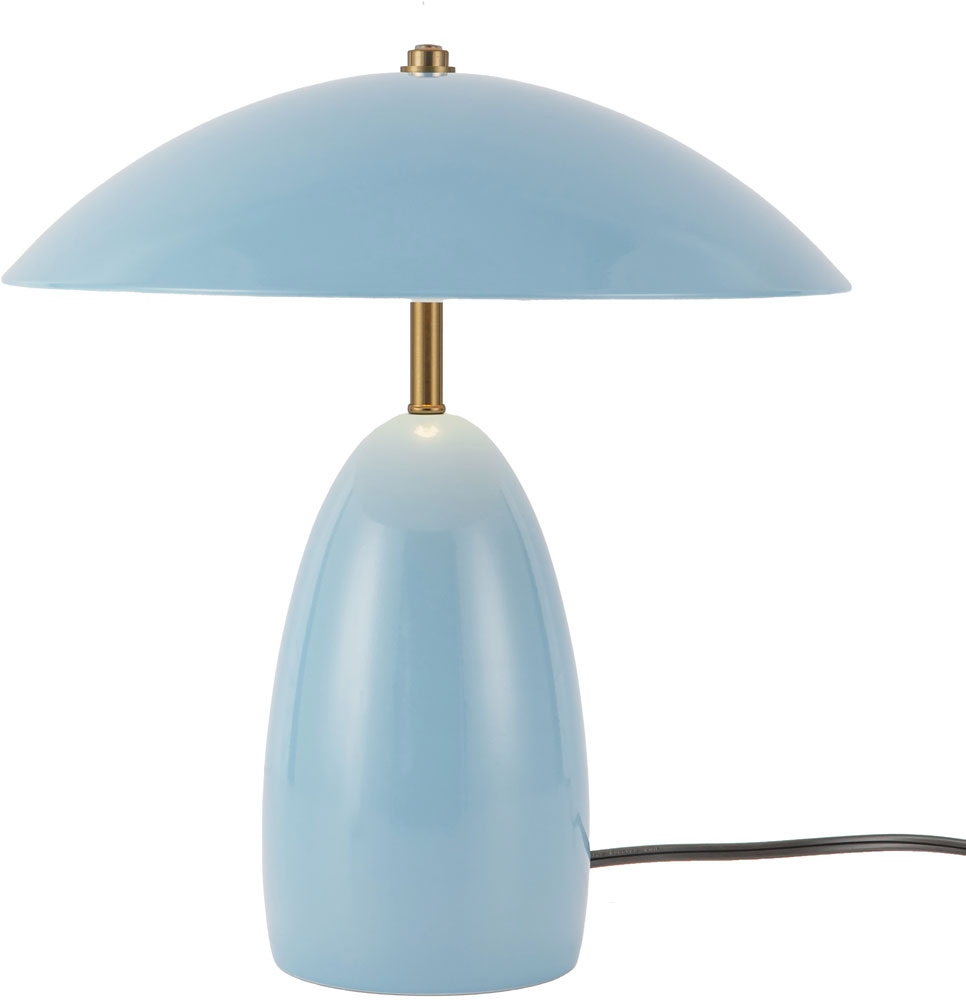 Alora Mood TL437012CER Poppy Contemporary Cerulean LED Table Lamp - KUZ ...