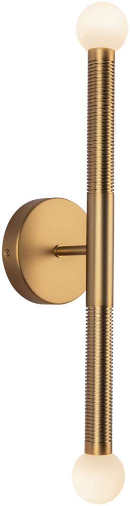 Alora Mood WV612223BGOP-UNV Arden Modern Brushed Gold / Opal Glass LED ...