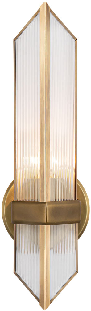 Alora WV332904VBCR Cairo Modern Vintage Brass Wall Lighting Fixture - KUZ-WV332904VBCR