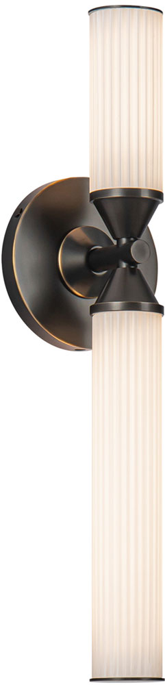 Alora WV348118UBFR Edwin Modern Urban Bronze LED Wall Sconce Lighting ...