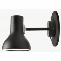 Anglepoise 31283 Type 75 Contemporary Jet Black LED Wall Sconce Light ...