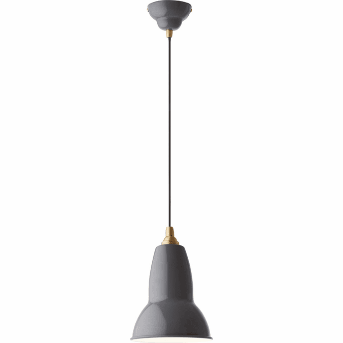 Anglepoise 31520 Original 1227 Contemporary Elephant Grey LED Brass ...