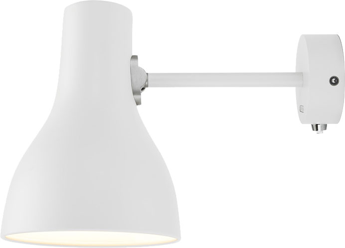 Anglepoise 32156 Type 75 Contemporary Alpine White LED Lighting Sconce ...
