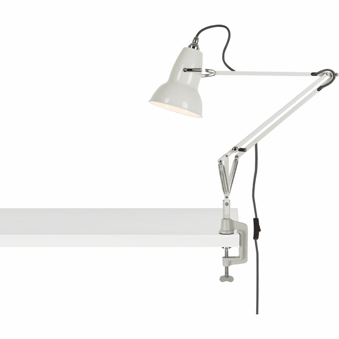 Anglepoise 32373 Original 1227 Modern Linen White Mini Craft Lamp w ...