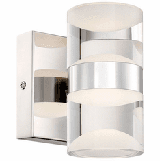 Arnsberg 682410506 H2O Contemporary Chrome LED Flush Mount Ceiling ...