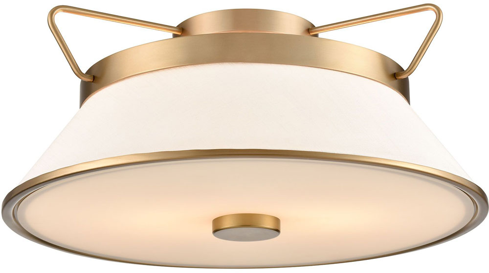 Artcraft AC11833BB Layla Contemporary Brushed Brass LED Ceiling Light ...