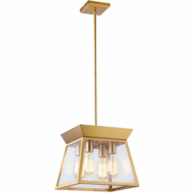 Artcraft AC11851BB Lucian Modern Brushed Brass LED Foyer Lighting ...