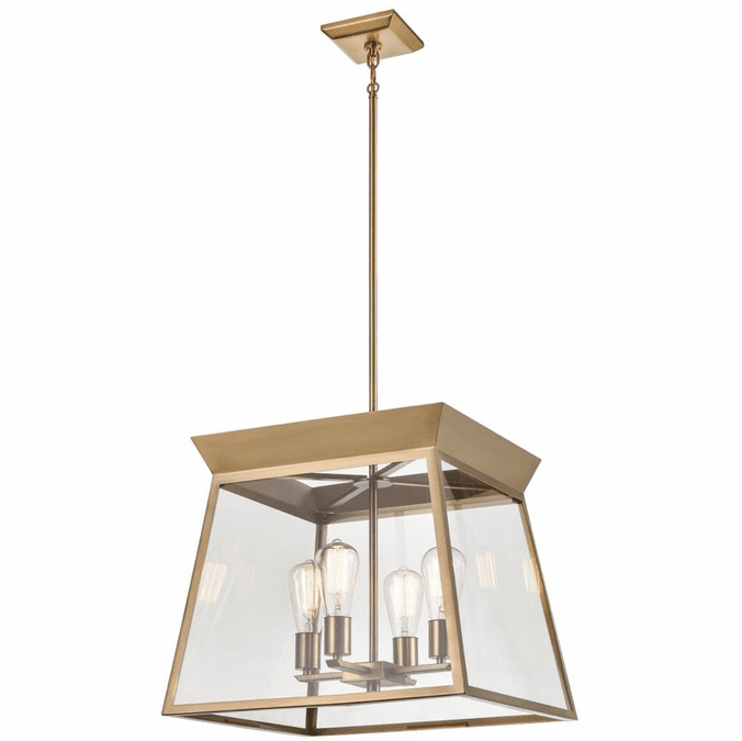 Artcraft AC11852BB Lucian Modern Brushed Brass LED Foyer Lighting ...