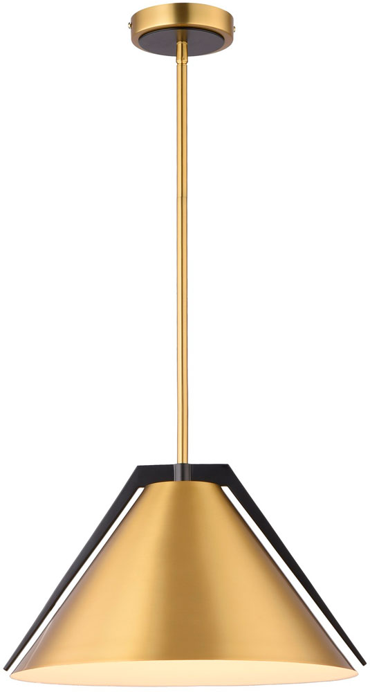 Artcraft AC11910BR Baltic Modern Brass and black Pendant Light - ART ...