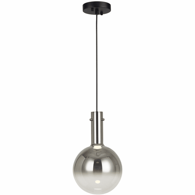 Artcraft AC6830CH Alexis Contemporary Chrome LED Mini Pendant Lighting ...