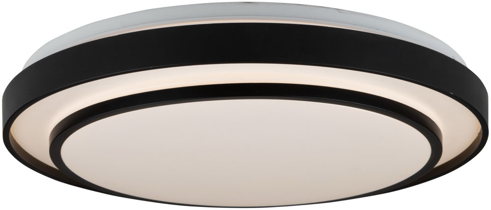 Artcraft AC7403BK Aziza Contemporary Black LED Ceiling Light Fixture ...
