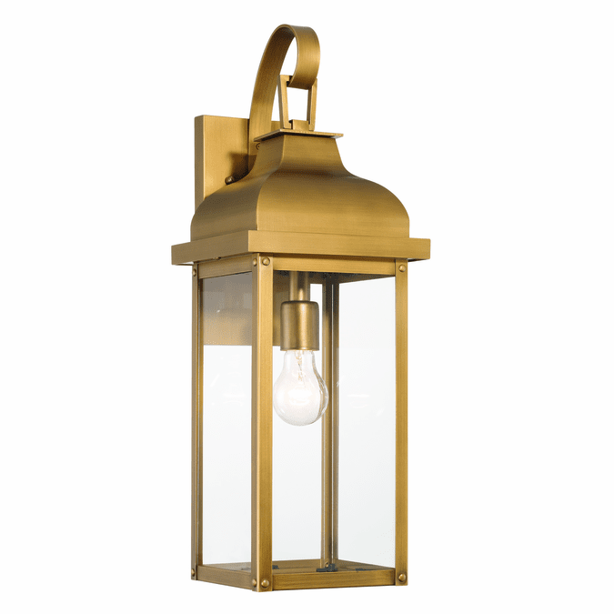 Artcraft AC8181WB Madrid Modern Weathered Brass Outdoor Light Sconce ...