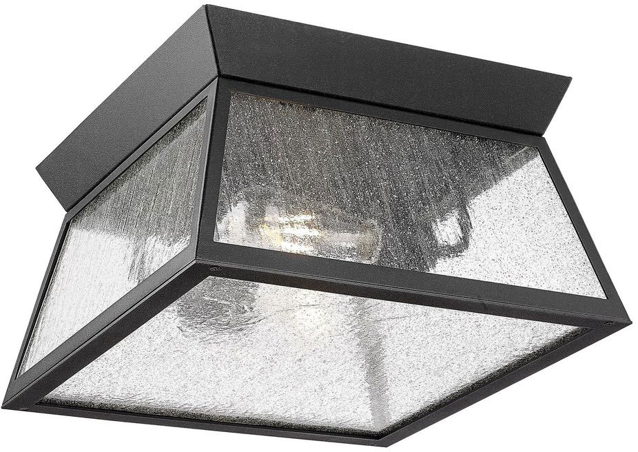 Artcraft AC8866BK Lucian Contemporary Black Outdoor Overhead Lighting ...
