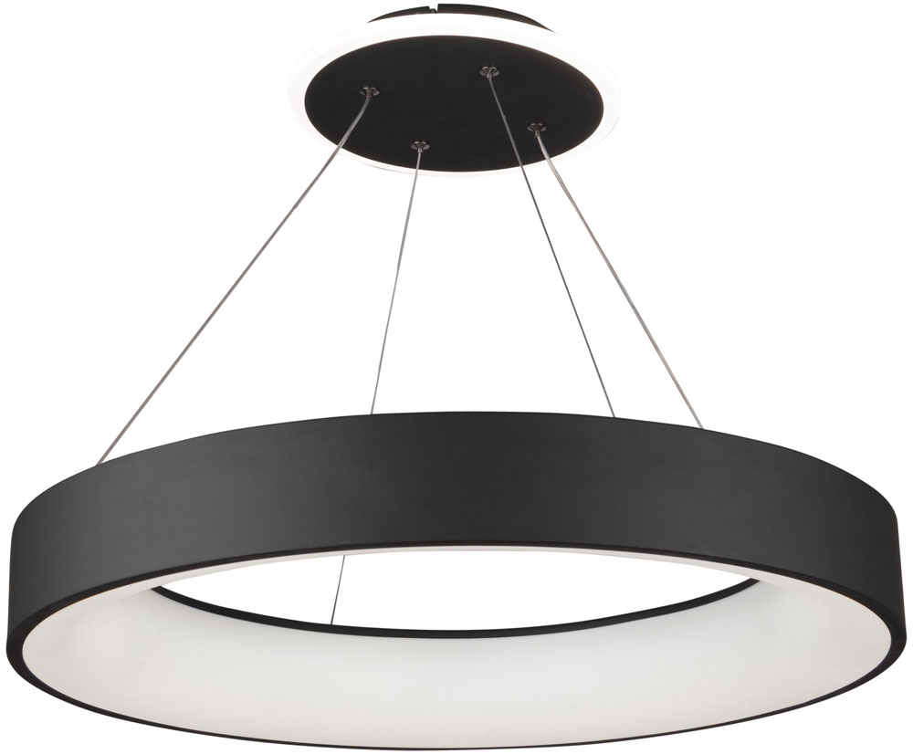 Artcraft BT2012BK Lazio Contemporary Black LED 31.5" Pendant Lighting ...