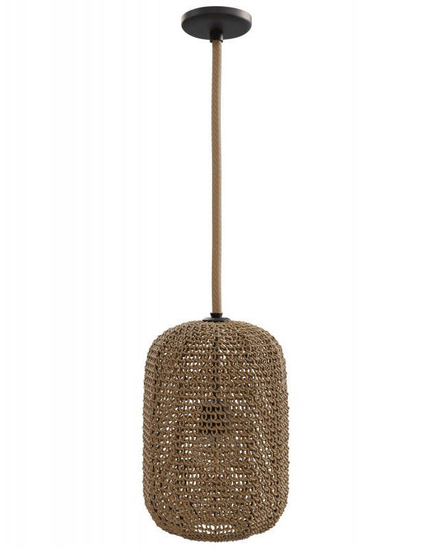 Avenue Lighting HF1005-RP Malibu Modern Natrual Hemp Rope Mini Drop ...
