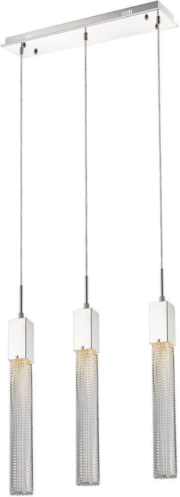 Avenue Lighting HF1900-3-BOA-CH Boa Polished Chrome Halogen Multi ...