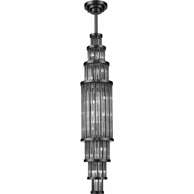 Avenue Lighting HF1925-GM Waldorf Contemporary Polished Gunmetal ...
