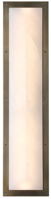 Avenue Lighting HF2971-AB Sedona Contemporary Alabster / Aged Brass LED ...