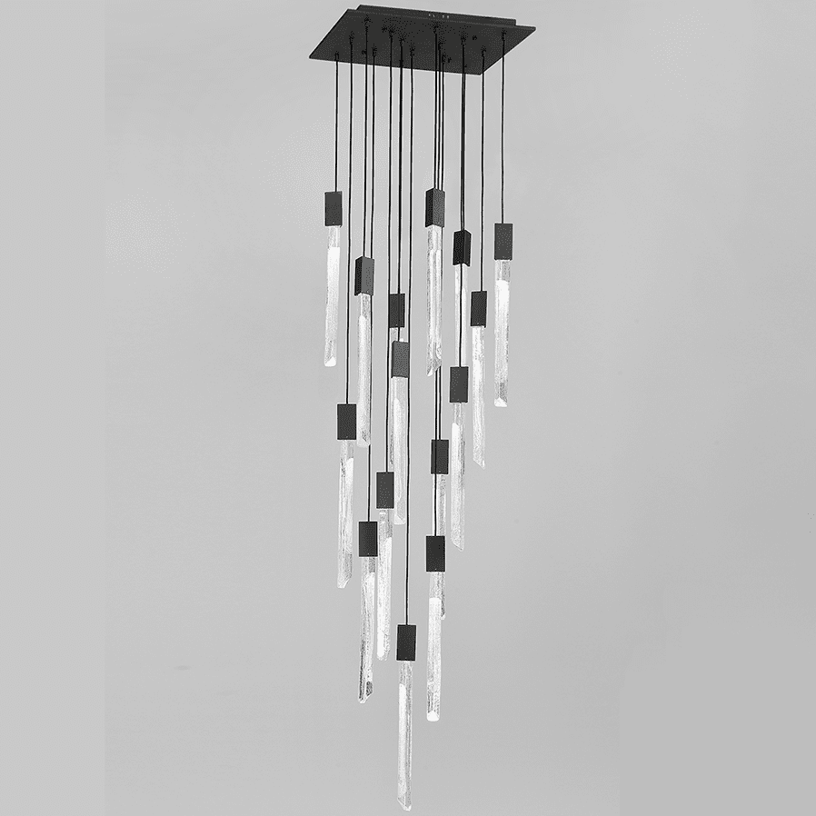 Avenue Lighting HF5415-BLK Alpine Modern Black LED Multi Pendant Light ...