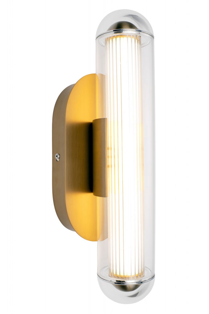 Avenue Lighting HF7305-AB Nautilus Modern Aged Brass LED Wall Lighting ...