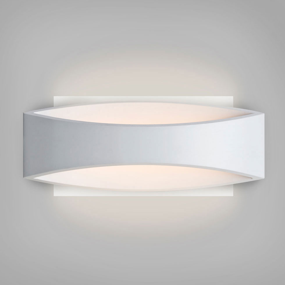 Besa ARC-LED-WH Arc Modern White LED Wall Sconce - BES-ARC-LED-WH