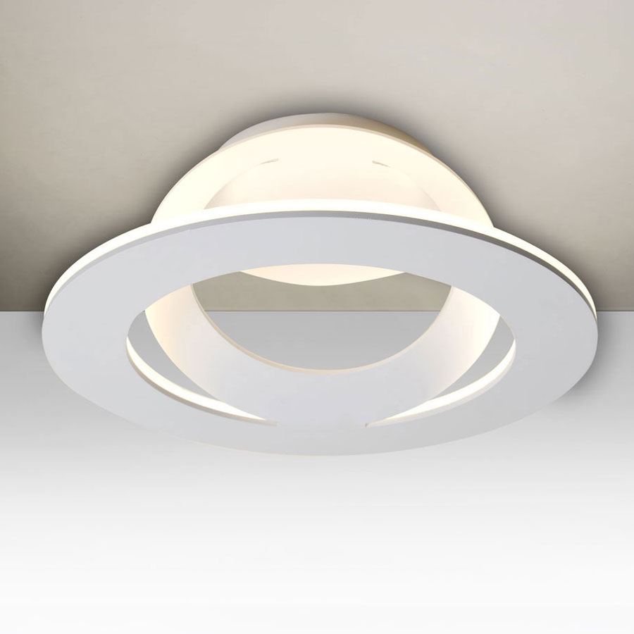Besa CUE-LED-WH Cue Contemporary White LED Overhead Lighting - BES-CUE ...