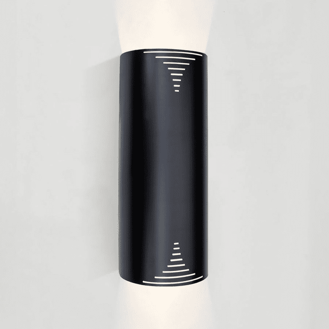 Besa EDGE16-LED-BK Edge Contemporary Black LED 16" Lighting Sconce ...