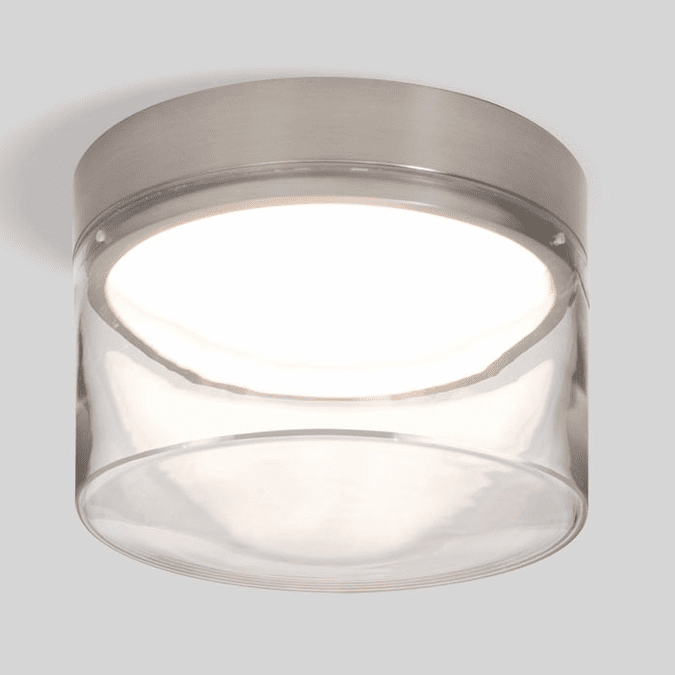 Besa EPICCLC-LED-SN Epic Contemporary Satin Nickel LED Ceiling Lighting ...