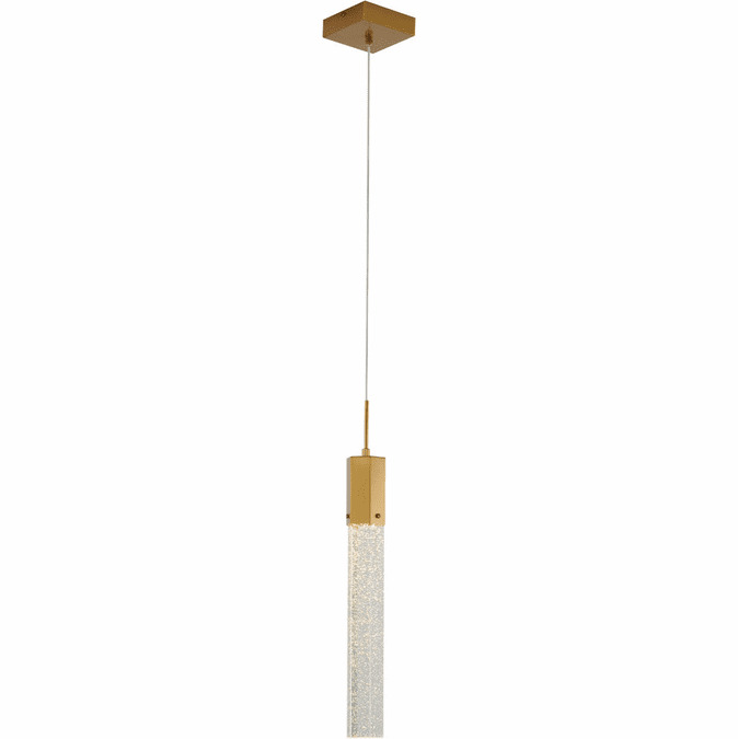 Bethel International ADS25P19G Modern Gold Mini Ceiling Light Pendant ...