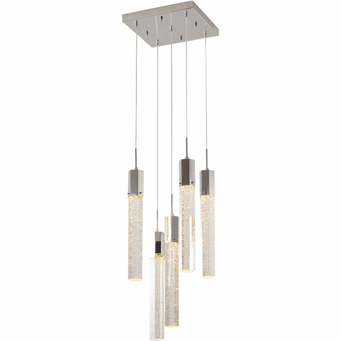 Bethel International ADS27C14CH Contemporary Chrome Multi Pendant ...